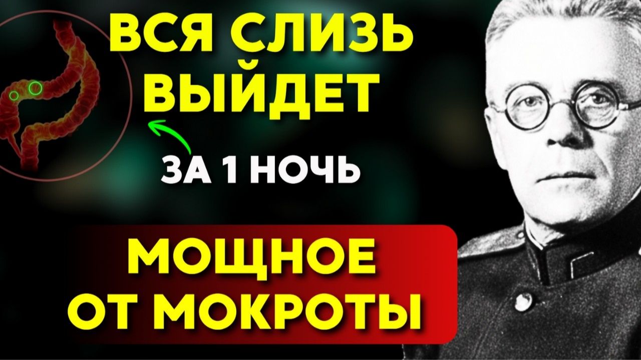 ВРАЧИ ОТ ЭТОМ НЕ РАССКАЖУТ! Мокрота уйдет за 10 минут! Гениальный хирург Сперанский