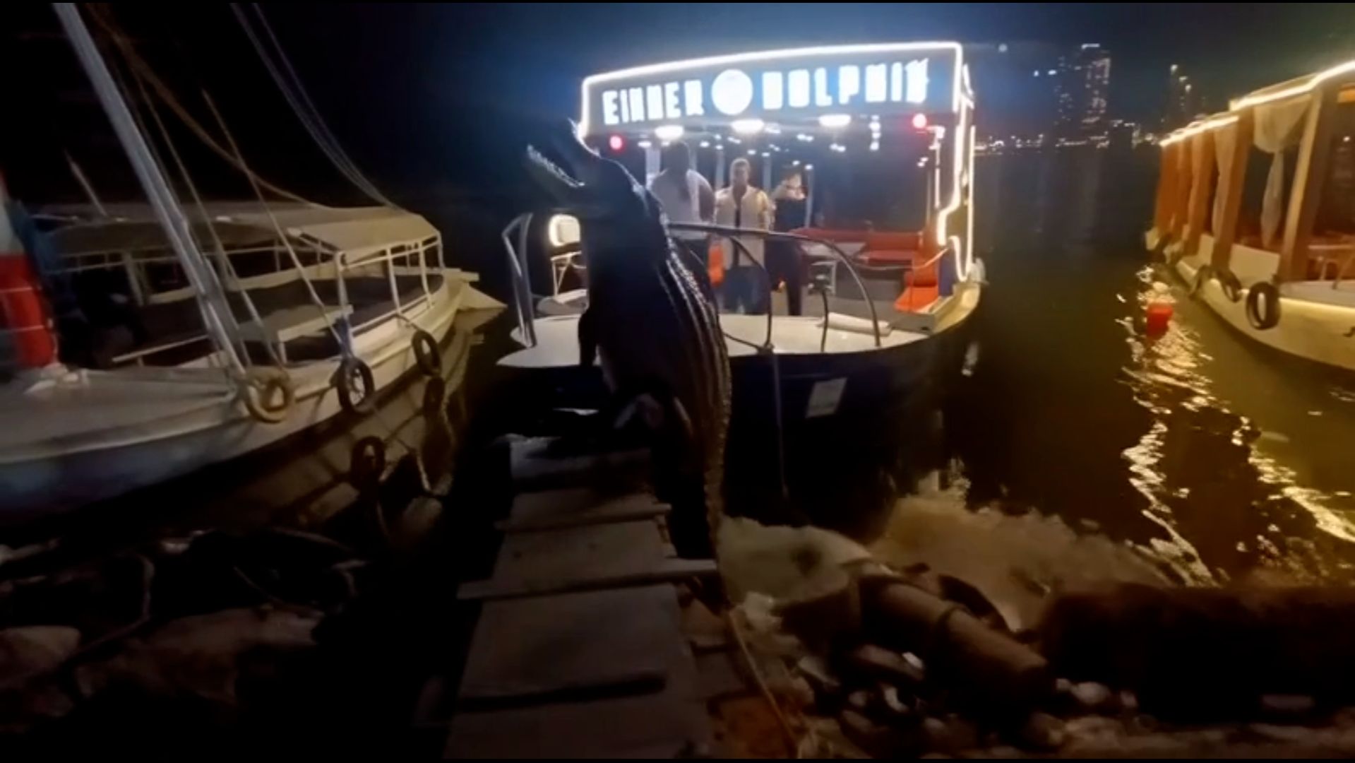 Прогулка по Нилу. Вечерний Каир. Зарисовка с борта прогулочного катера