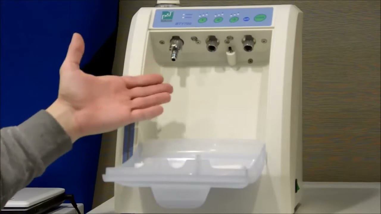 Аппарат для чистки и смазки наконечников BTY-700, P&T Medical.