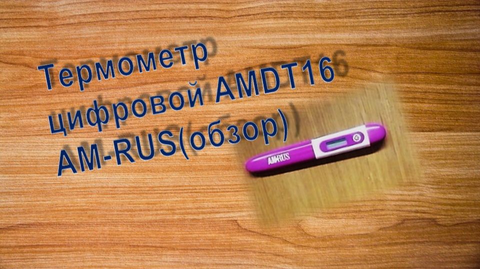 Термометр цифровой AMDT16 AM-RUS (обзор)