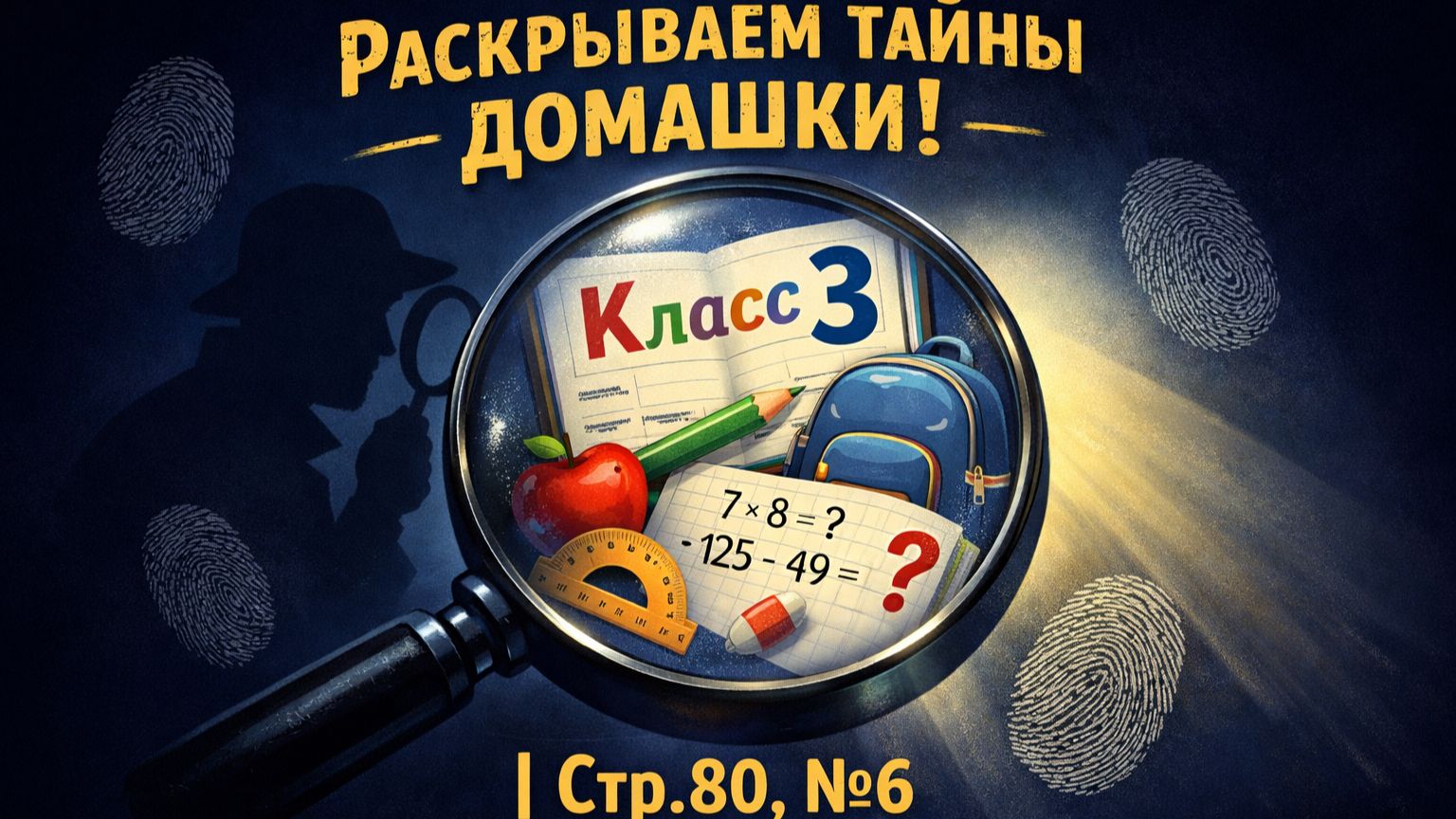 Математика 3 класс 1 часть номер 6 с.80 (82) периметр и площадь квадрата