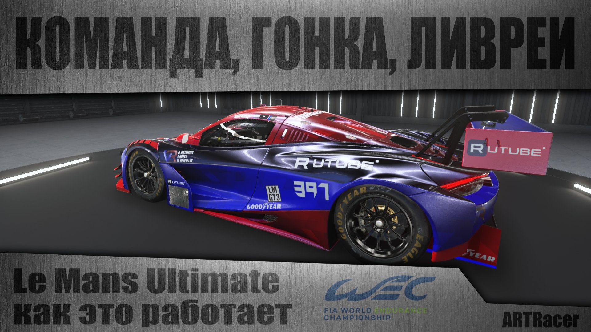 КОМАНДА, ГОНКА, ЛИВРЕИ / Le Mans Ultimate как это работает