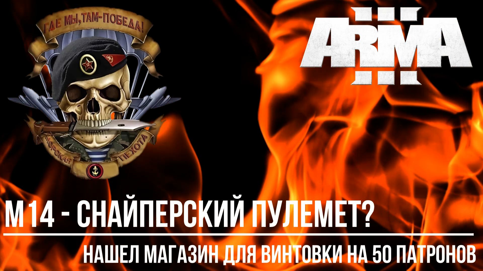 ARMA III проект "RU RFZ" М14 - снайперский пулемет?