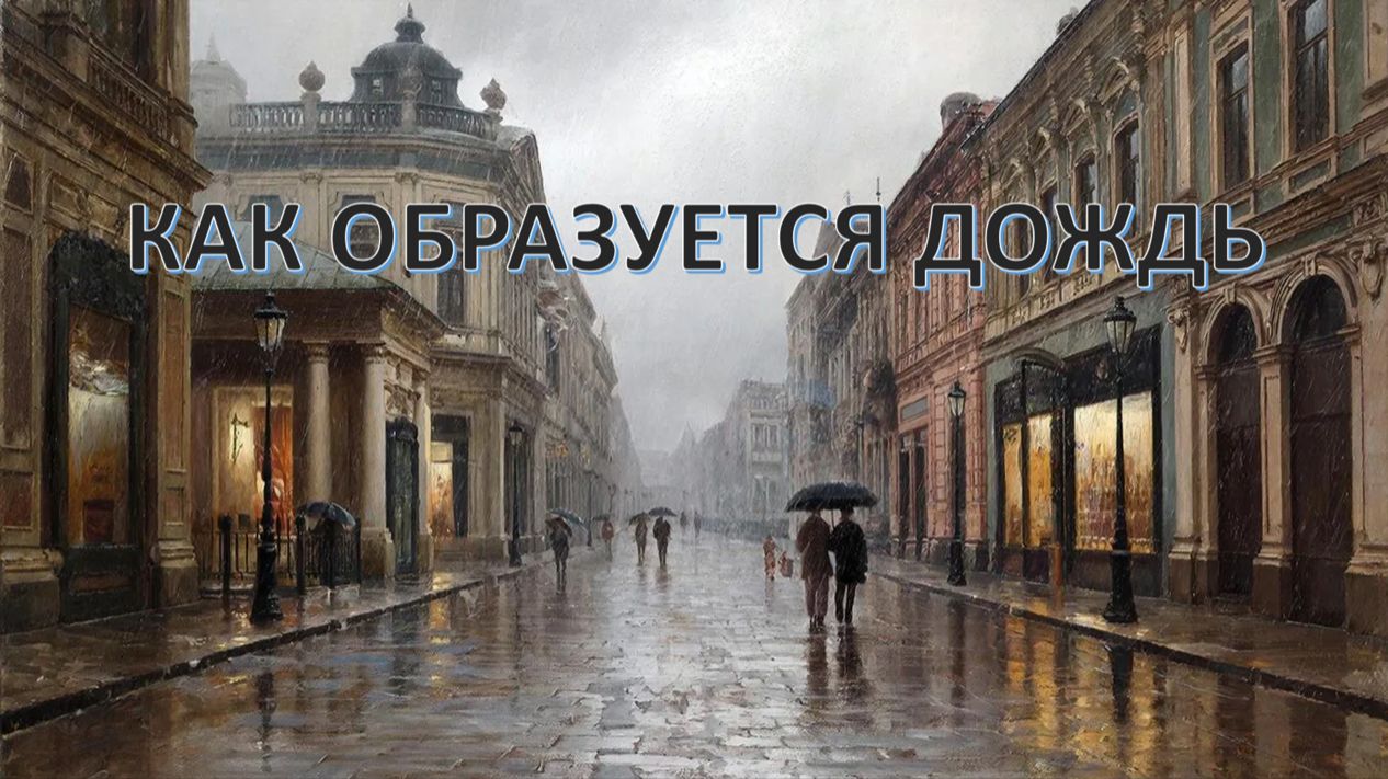 Как образуется дождь