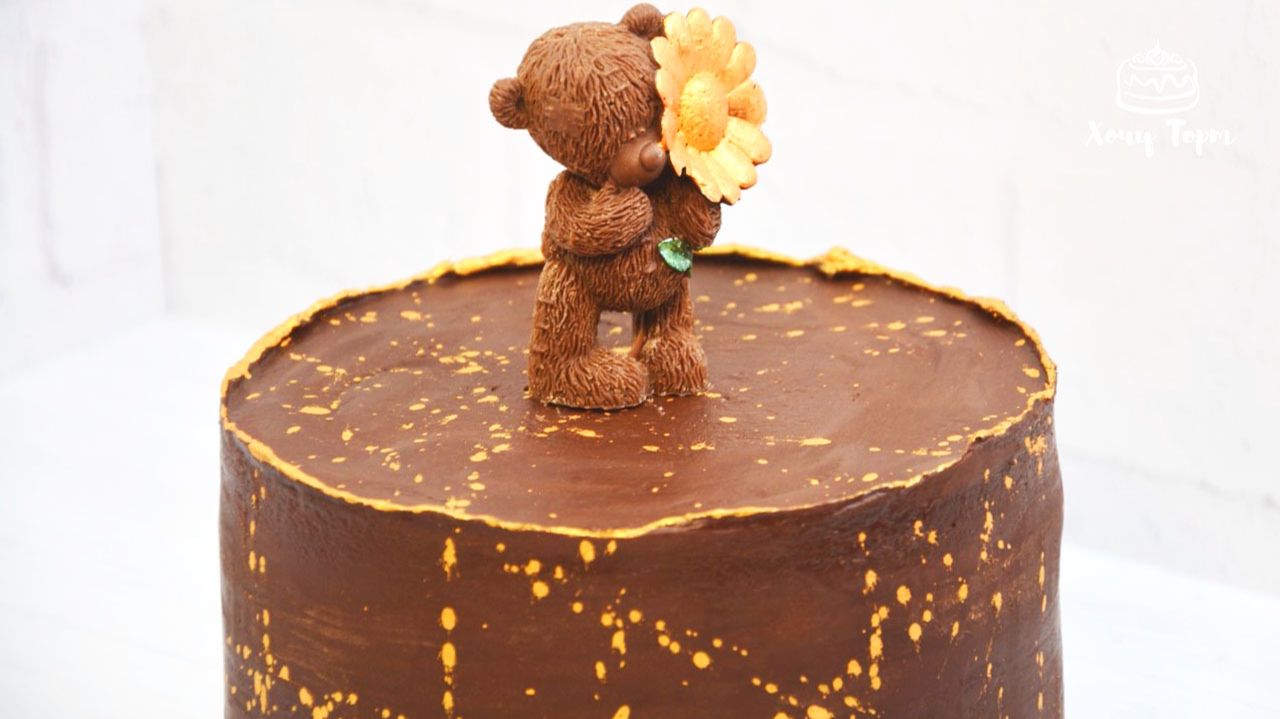 🧸🍫 КАК СДЕЛАТЬ ШОКОЛАДНОГО МИШКУ ЗА 10 МИНУТ: проще, чем кажется! 🎂 Быстрый декор для торта 🧸