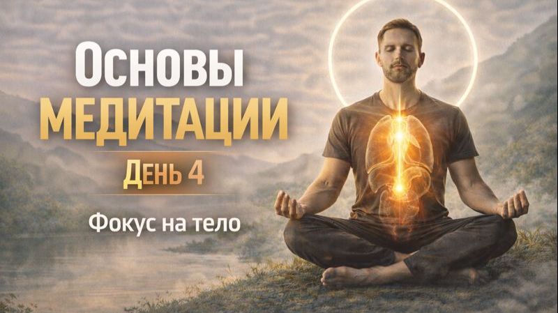 🧘 Основы медитации. День 4: “Фокус на тело"