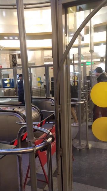 Ст.метро Адмиралтейская, Ленинград (СПб),Фиолетовая Линия - интерьер, наземный вестибюль Фрагмент 5