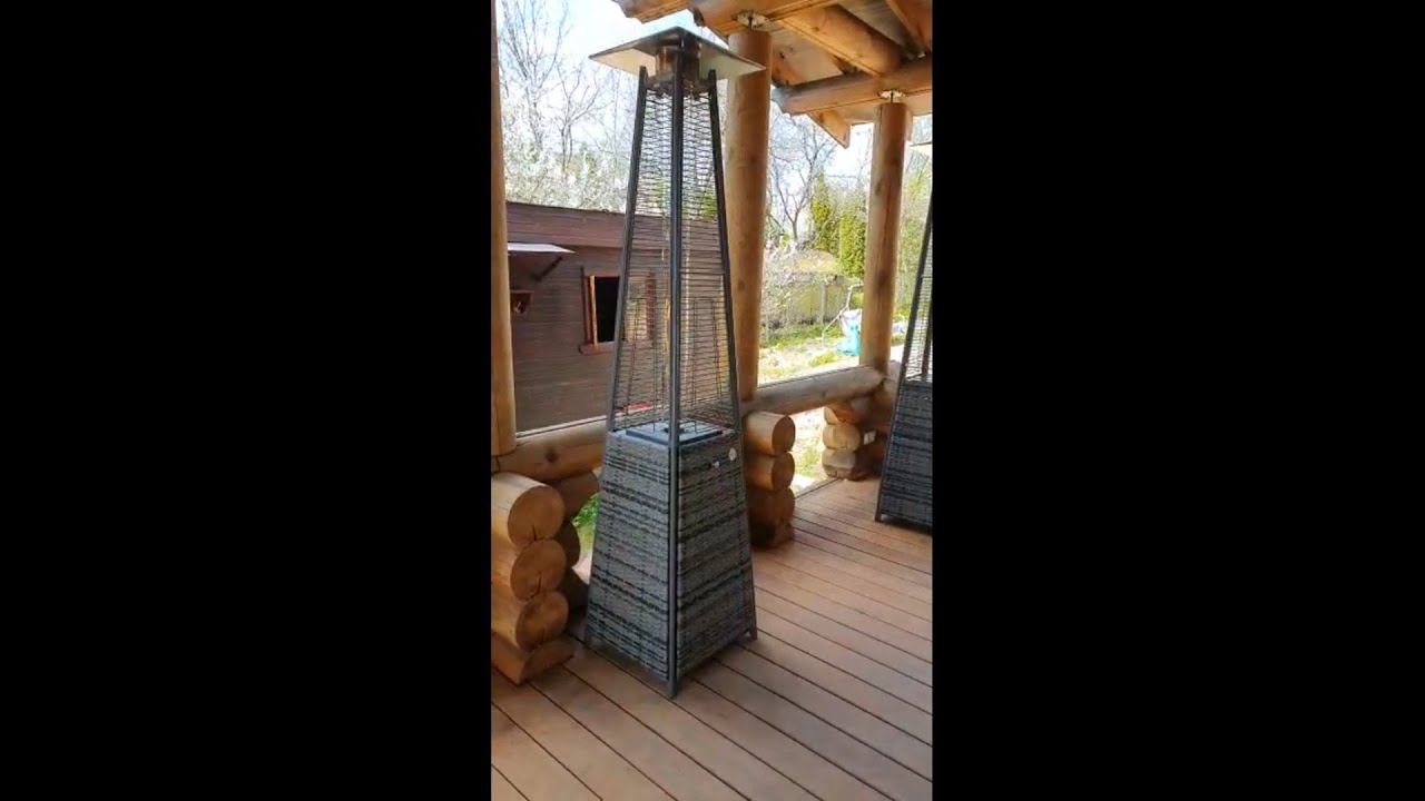 Уличный газовый обогреватель WWT 13I ROTANG Grey. ООО "Мединструмент", Санкт-Петербург.