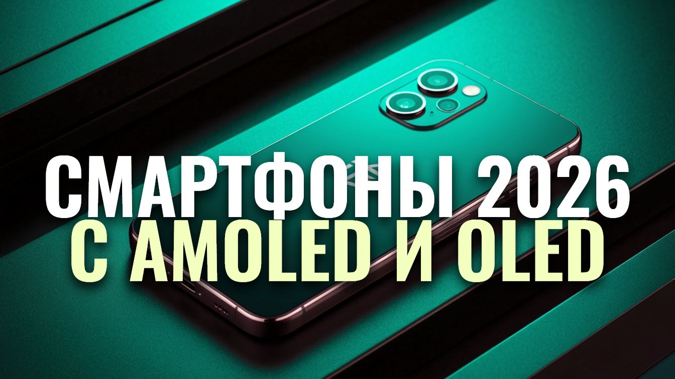 ТОП‑5 смартфонов 2026 с AMOLED/OLED экранами: какой выбрать для покупки?