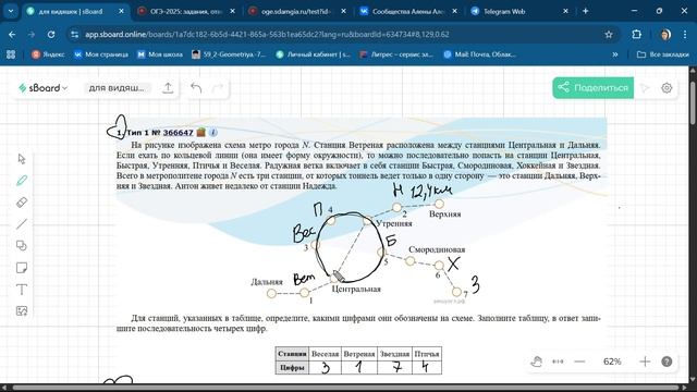Схема метро. Январь 2026. В-6