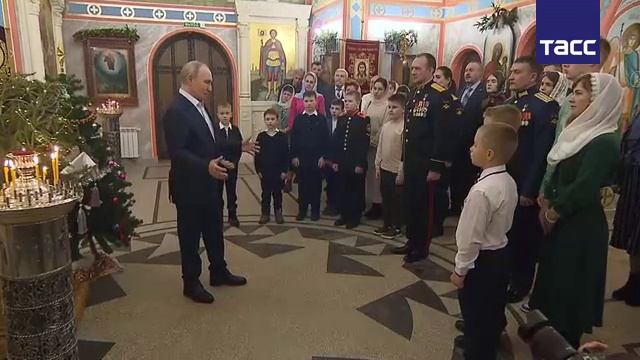 Владимир Путин: «Воины России всегда по поручению Господа исполняют святую миссию защиты Отечества»