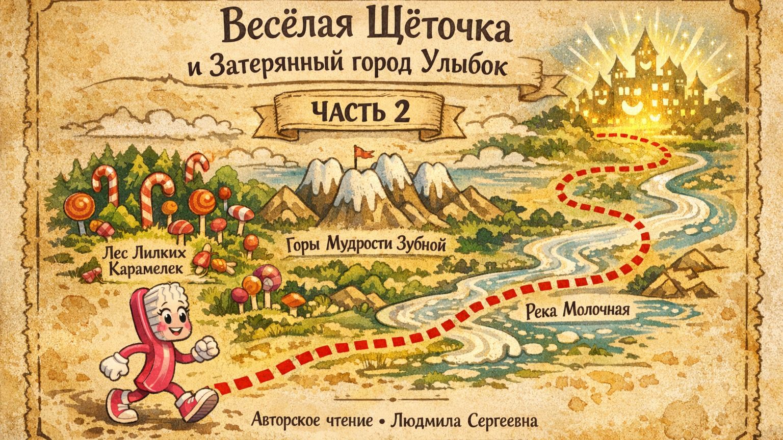 Весёлая Щёточка и Затерянный город Улыбок. Часть 2