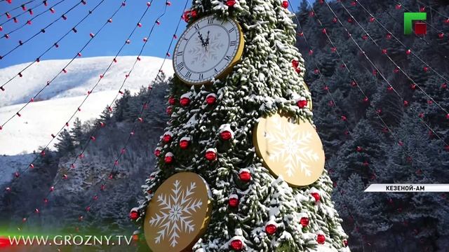 Зимняя сказка на туристическом комплексе Кезеной-Ам