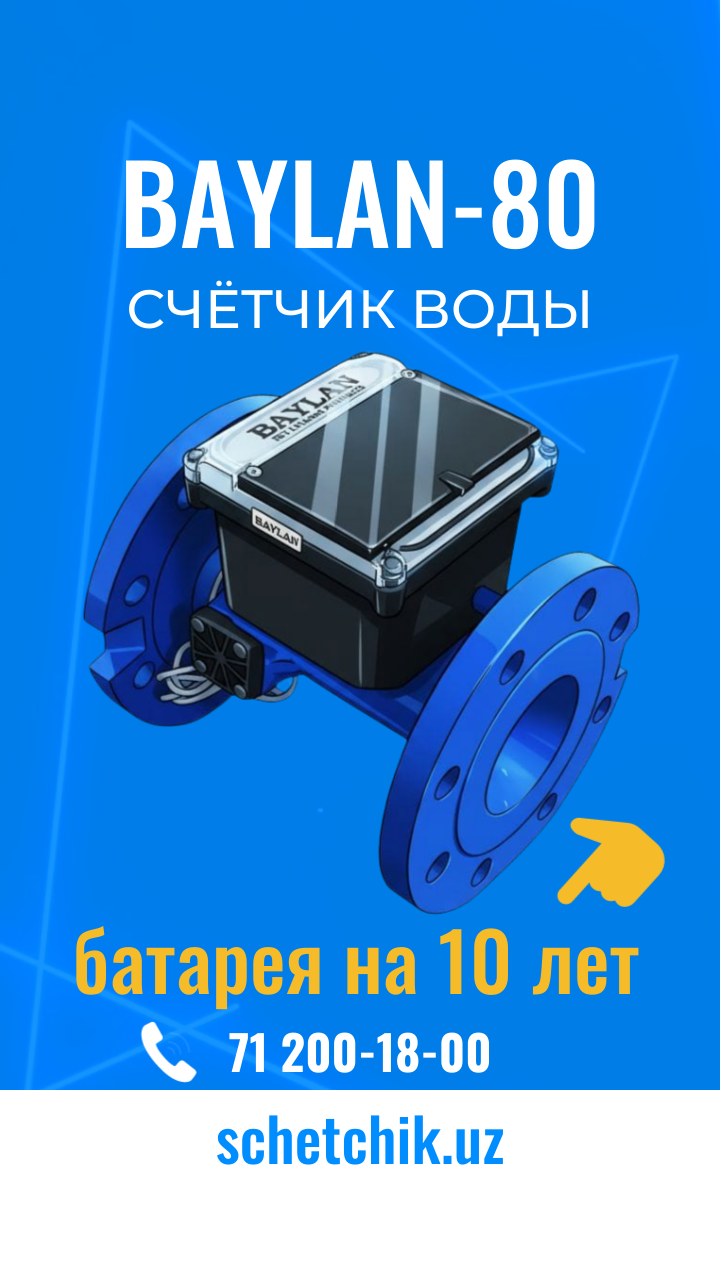 Скидка на турецкий счётчик воды Baylan-80