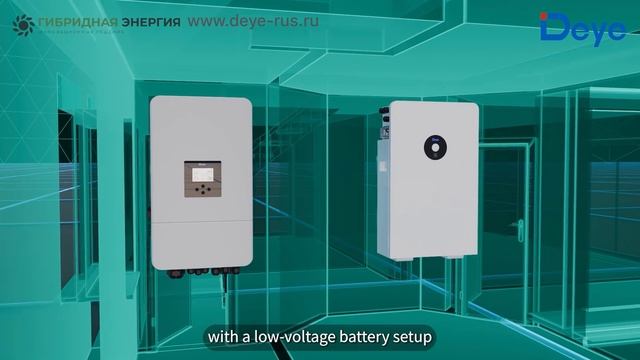 Презентация  3 фазного гибридного инвертора DEYE SM2
