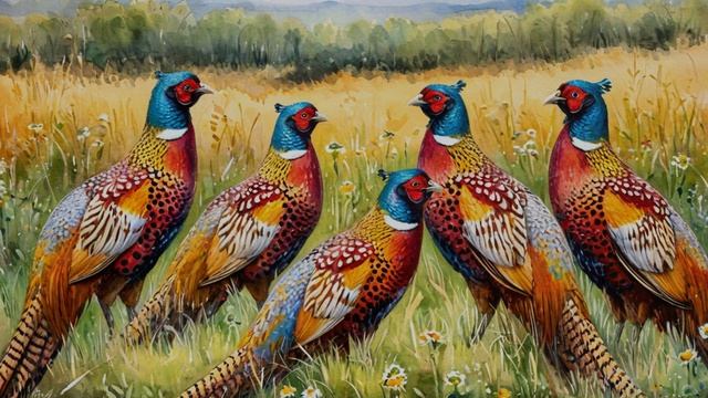 Фазаны: птицы-хамелеоны