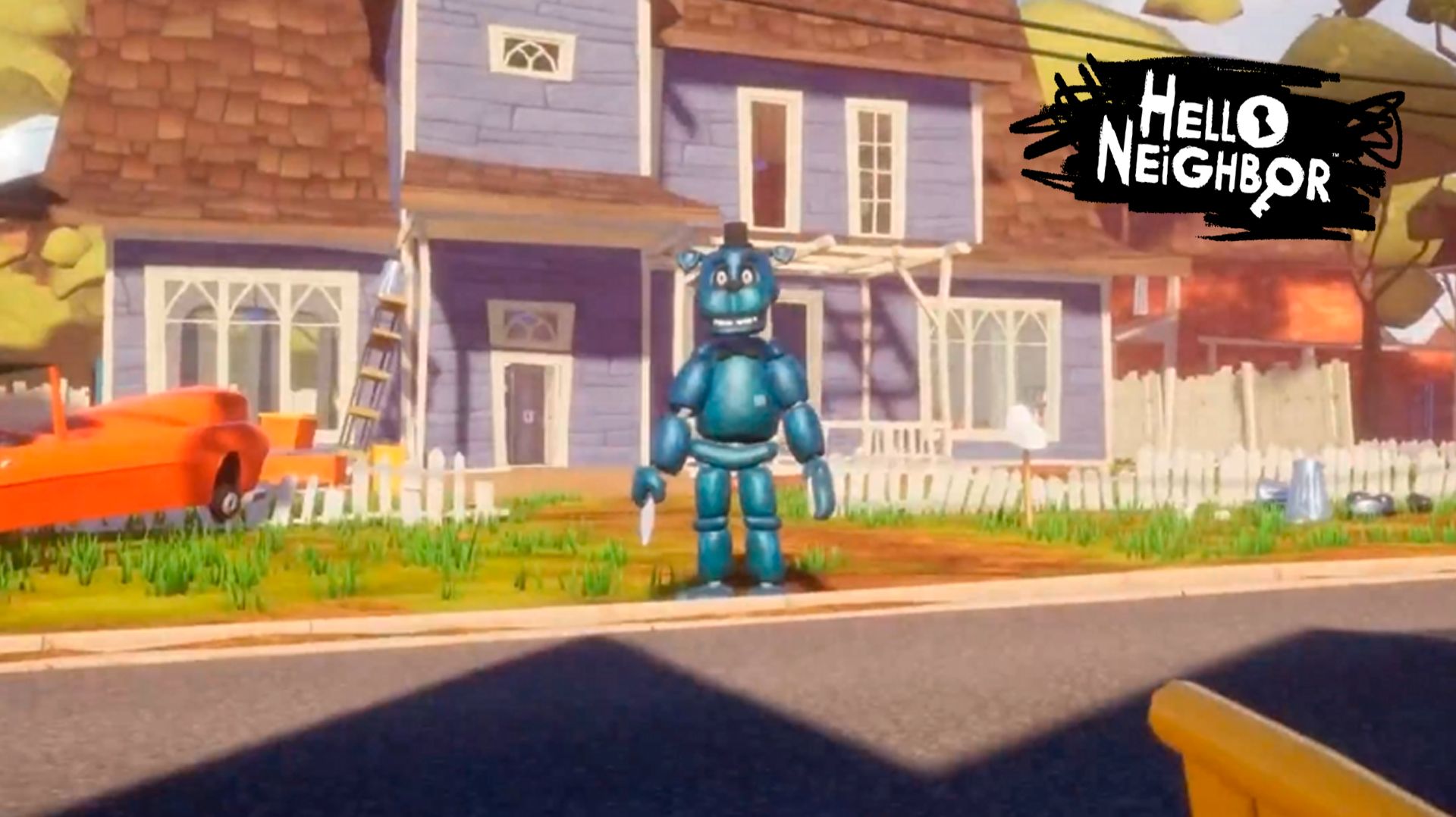 ПРИВЕТ СОСЕД С БЫСТРЫМ BEAR5! - ПРОШЕЛ ИГРУ, ОБМАНУВ БЕАР5 ИЗ ФНАФА!!!  (ч5)