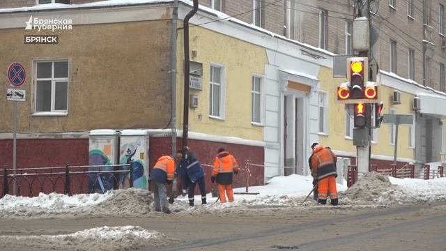 Для борьбы с циклоном «Фрэнсис» на Брянские дороги вышли 600 единиц техники