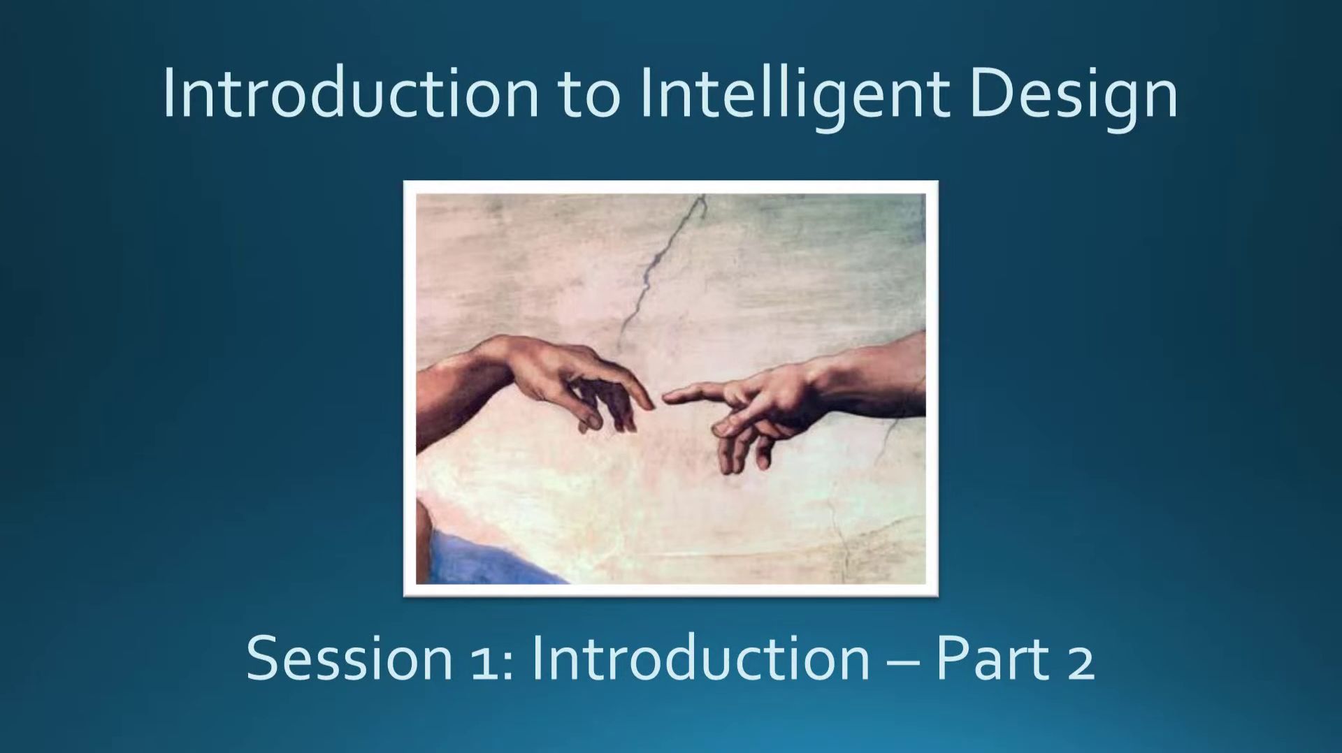 1-2 Введение в теорию разумного замысла