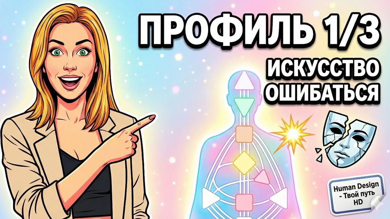 Профиль 1/3 Искуcство Ошибаться | Human Design - Путь HD - смотреть ...