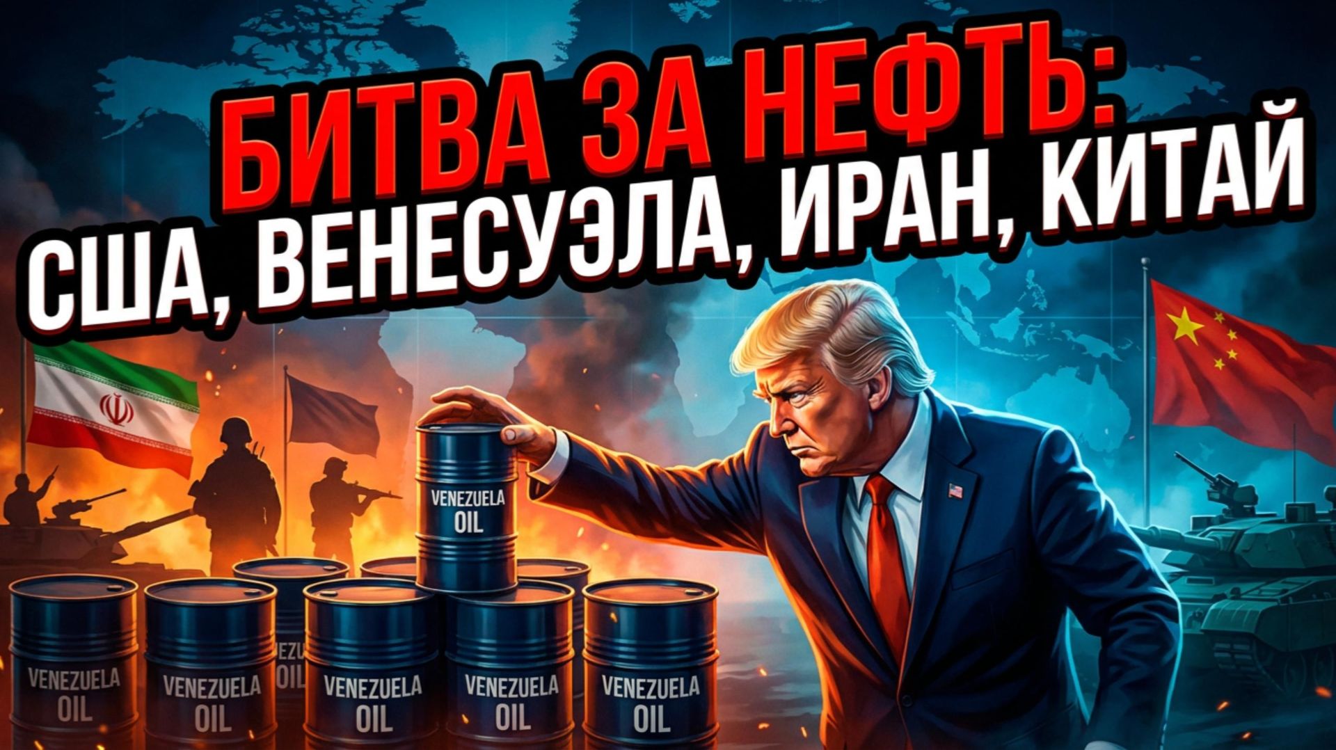 🛢️⚔️Патрик Хенингсен | Тройной удар США: забрать нефть Венесуэлы, ударить по Ирану, обрушить Китай