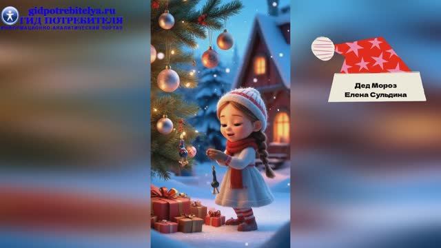Новогодняя песня Дед Мороз_Елена Сульдина