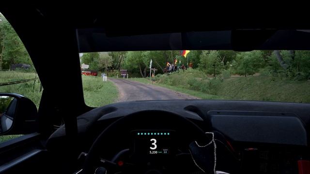 Assetto Corsa Rally - Новогоднее Ралли Peugeot 208 Rally - onboard cam! - на руле MOZA R5