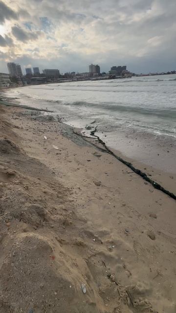 Анапа сегодня. Центральный пляж 9.01.2026год