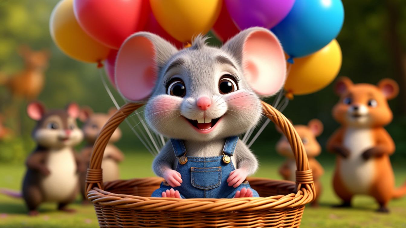 Мышонок Шунечка 2 серия "Воздушные приключения"