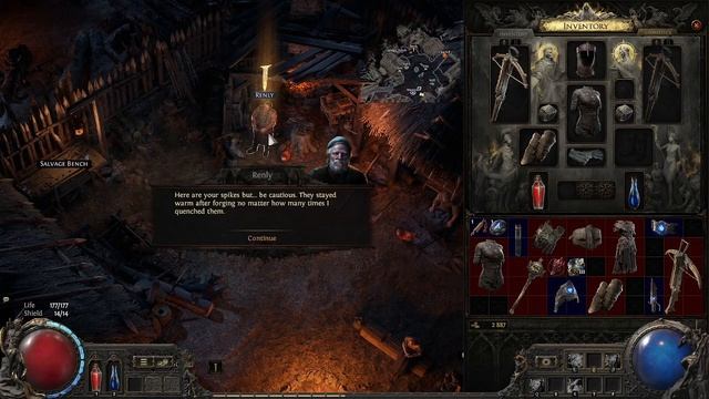 Path of Exile 2 Прохождение-кач казуала-новичка ХК часть 1