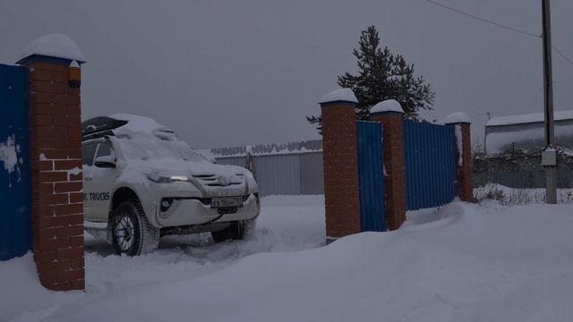 Едет ли форч в глубоком снегу?