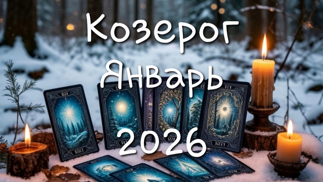 Козерог♑️ Ваш январь 2026