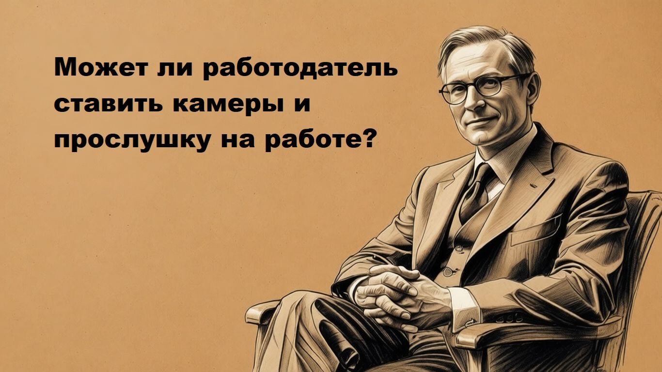 Имеет ли право работодатель устанавливать камеры и прослушку