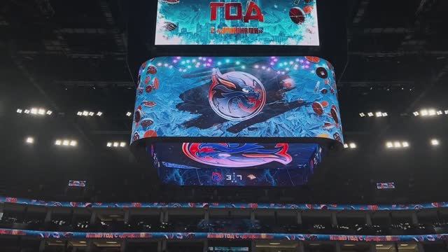 СКА Арена. Матч «Шанхай Дрэгонс — Металлург Мг»