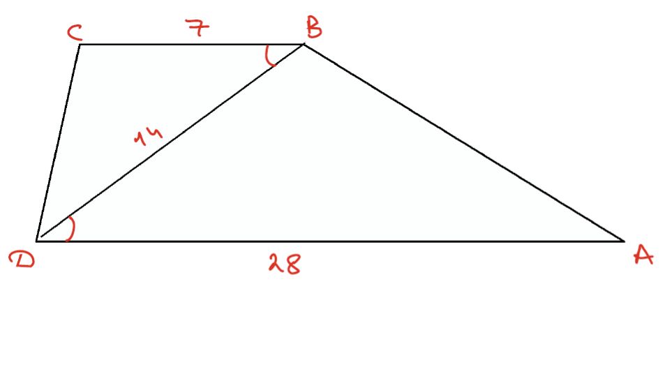 ОГЭ МАТЕМАТИКА 24  - ТРАПЕЦИЯ - ПОДОБИЕ ТРЕУГОЛЬНИКОВ ПО 2 ПРИЗНАКУ