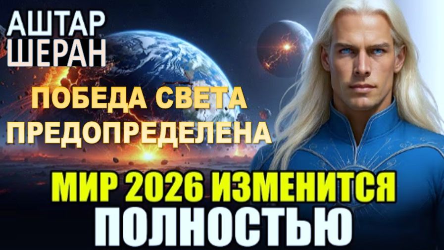 2026: ПОДГОТОВЬТЕСЬ! Мир ожидают Великие ТРАНСФОРМАЦИИ | Аштар Шеран