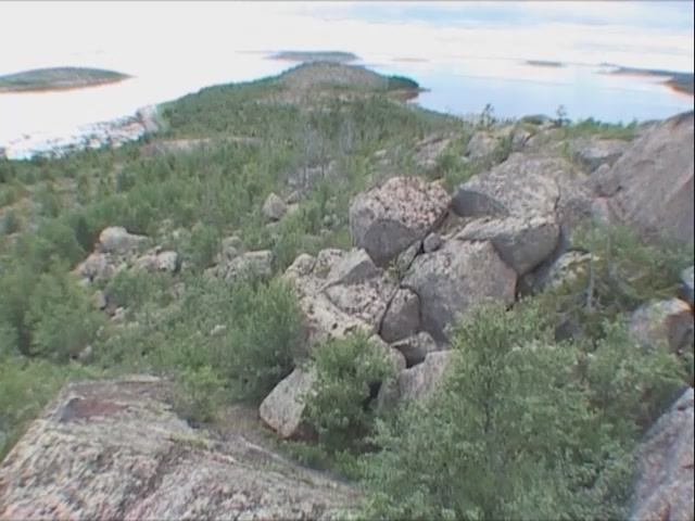 ©  "Русский. Виды с пупыря левее Центральной вершины"  2004 г Съемки экспедиции