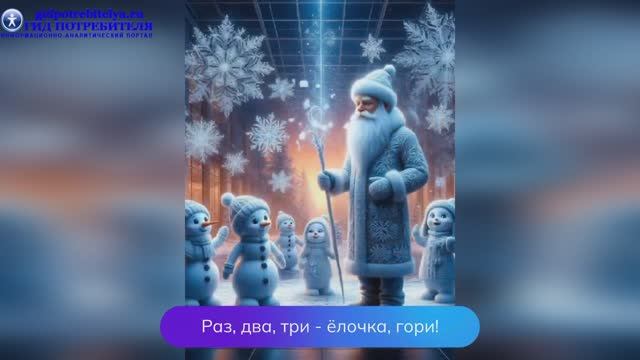 Раз, два, три - ёлочка, гори_новогодняя песня для детей