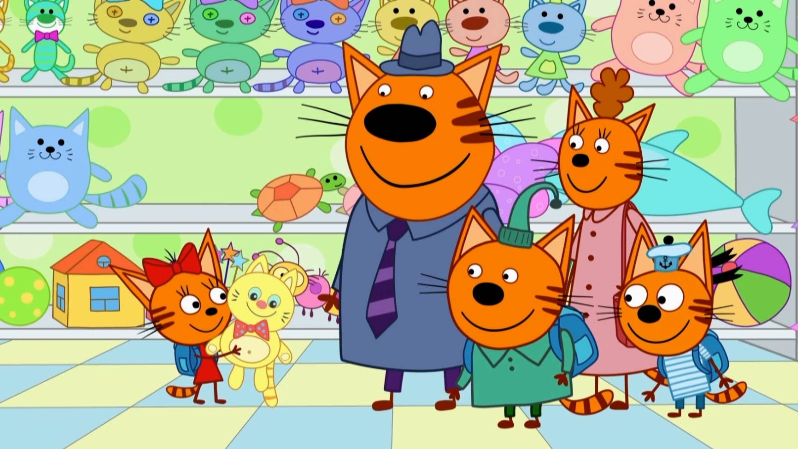 Три Кота Мультфильм День рождения 😸🎂