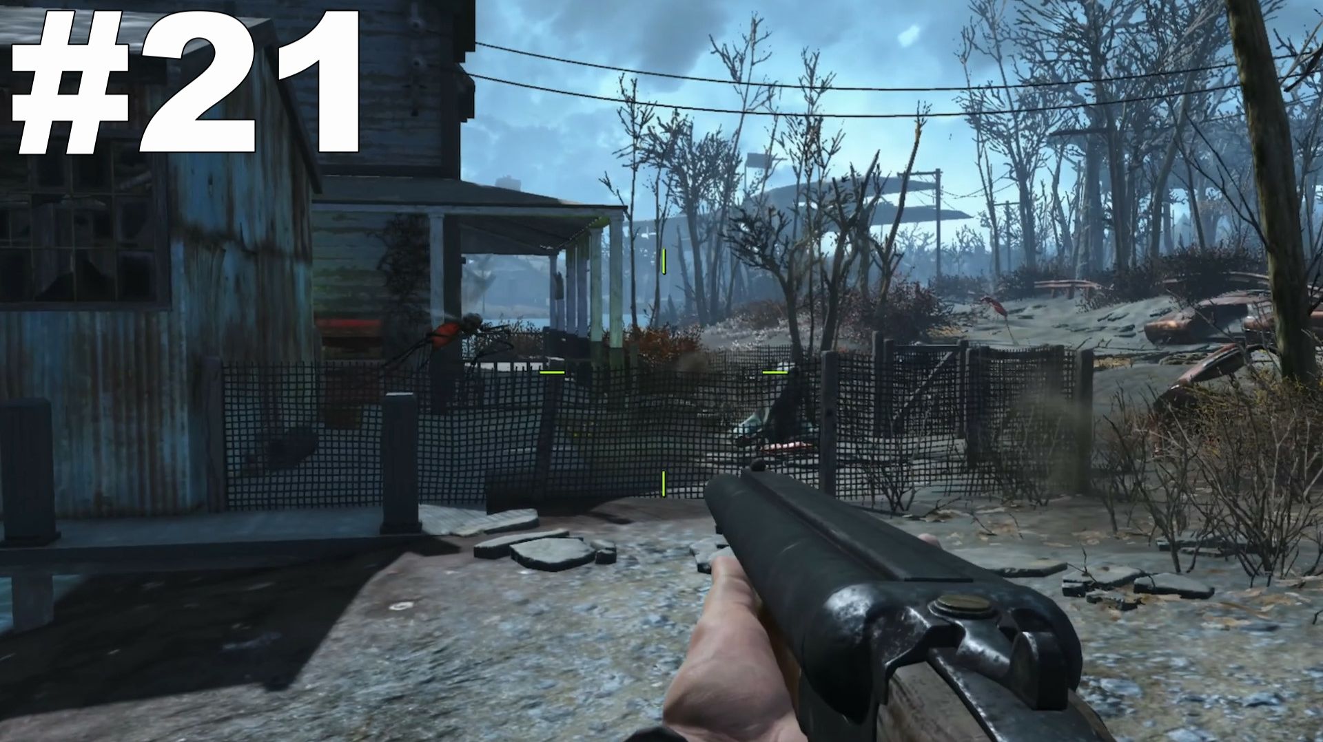 ▶Fallout 4. Лодочный домик Таффингтона: Зачистить мастерскую. #21