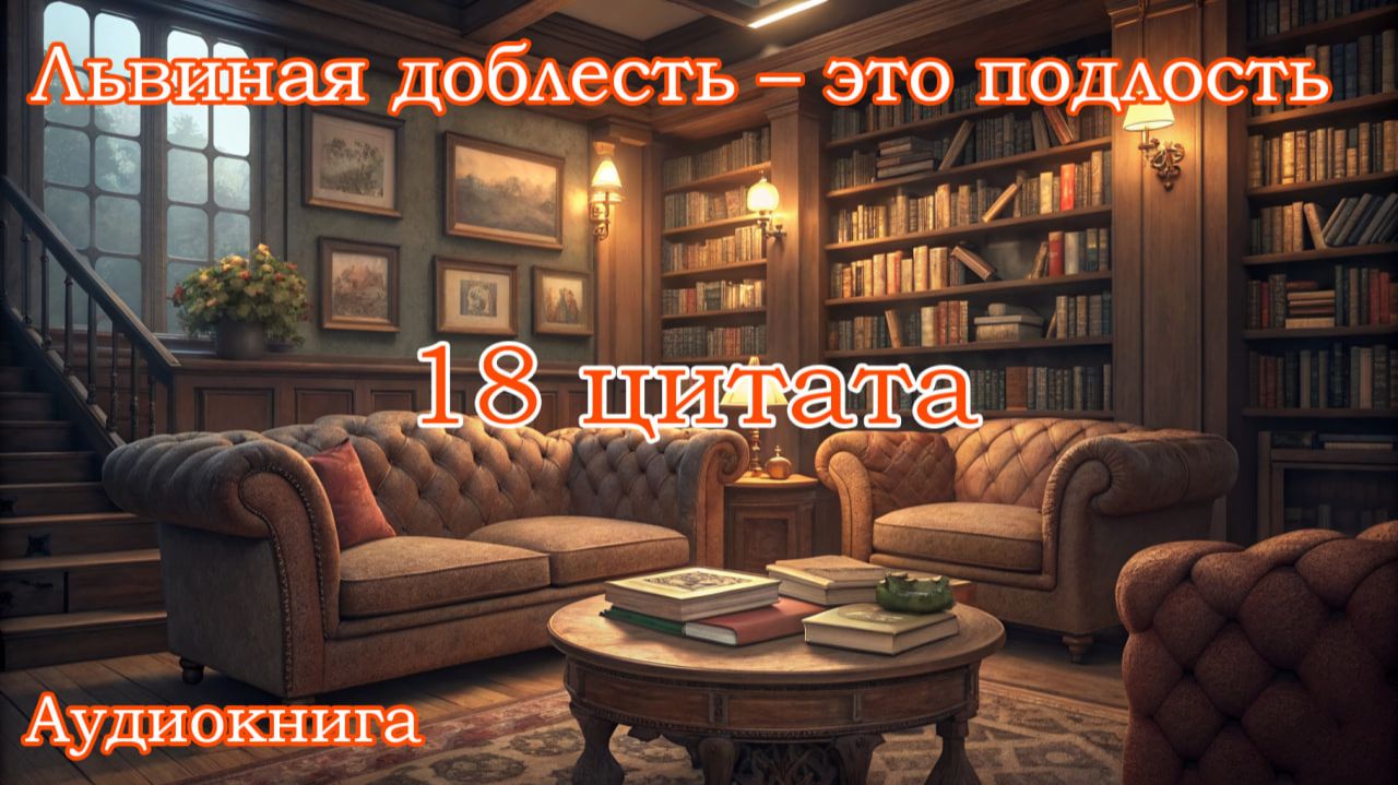 Львиная доблесть – это подлость 18 цитата