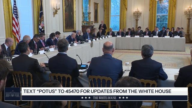 President Trump Participates in a Meeting with Oil and Gas Executive, Jan. 8, 2026 (Start 11:56, Eng