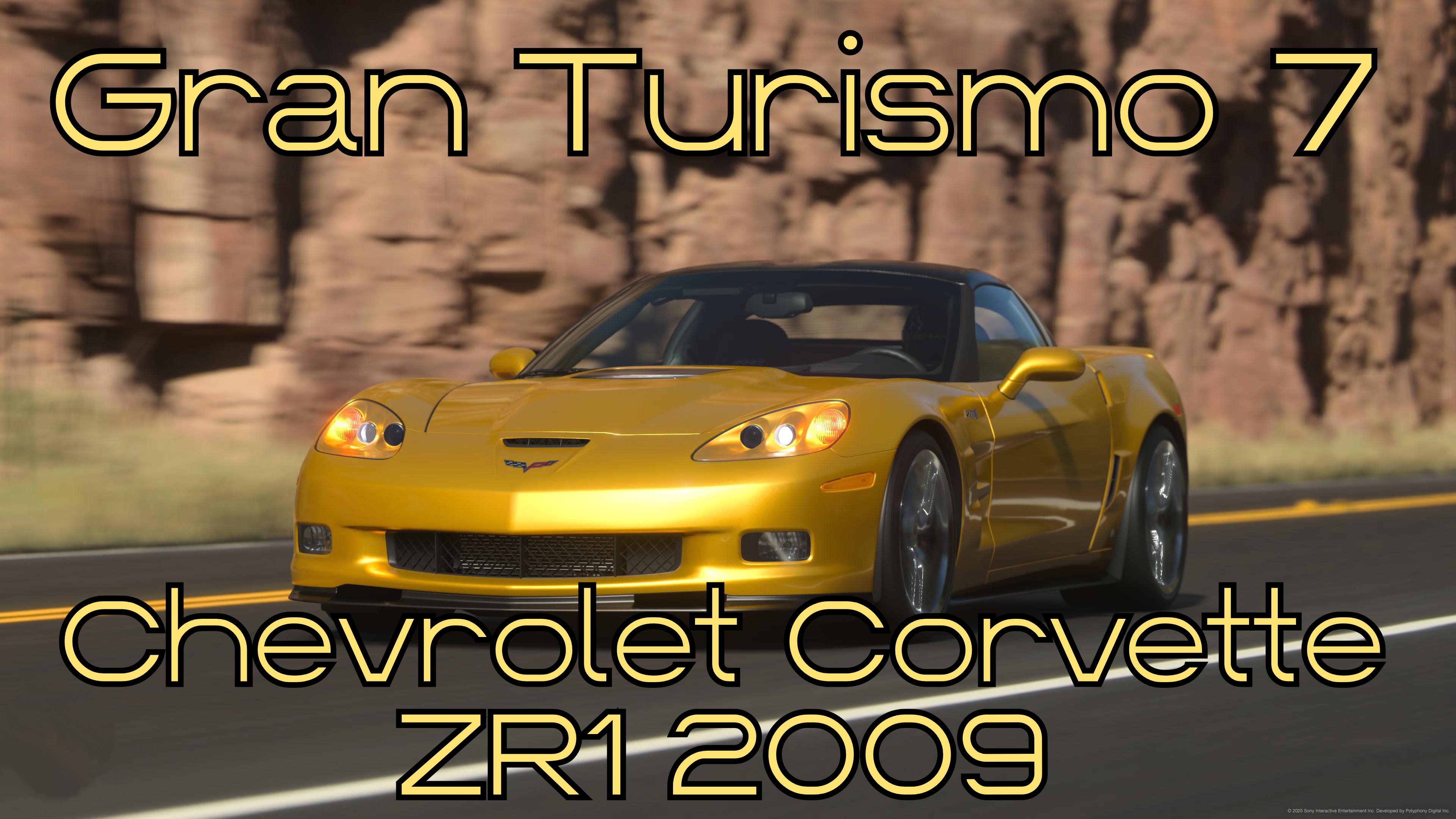 Chevrolet Corvette ZR1 2009 самый мощный и быстрый Corvette в мире Gran Turismo 7 🌍⚡️