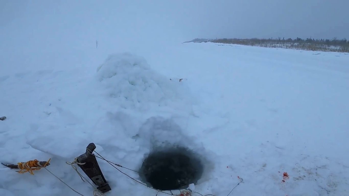 Ловля налима перемётами, выезд на Енисей проверить. 58