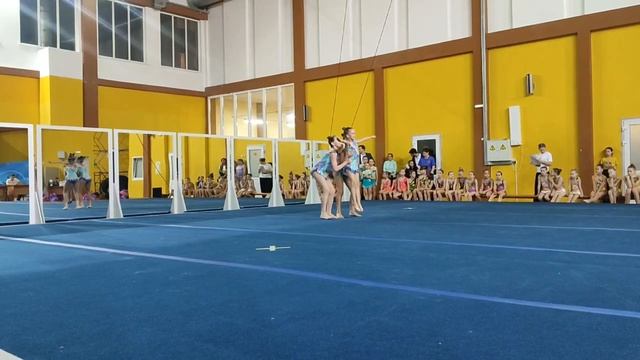 ТР 2 юн. разряд, Хананеева - Подопригора - Подопригора, ДЮСШ г.Гвардейск, Комбинированное упражнение