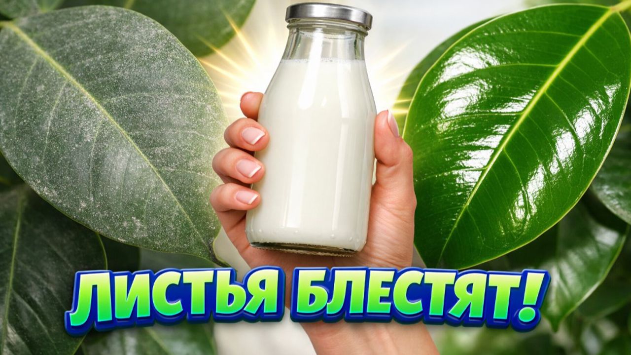 Они засияют как новые! Лучший способ очистить листья растений