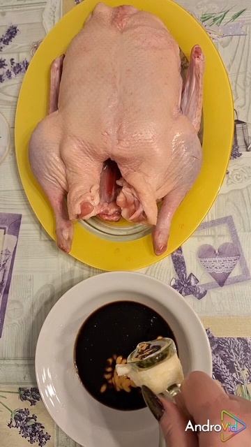 Утка с яблоками