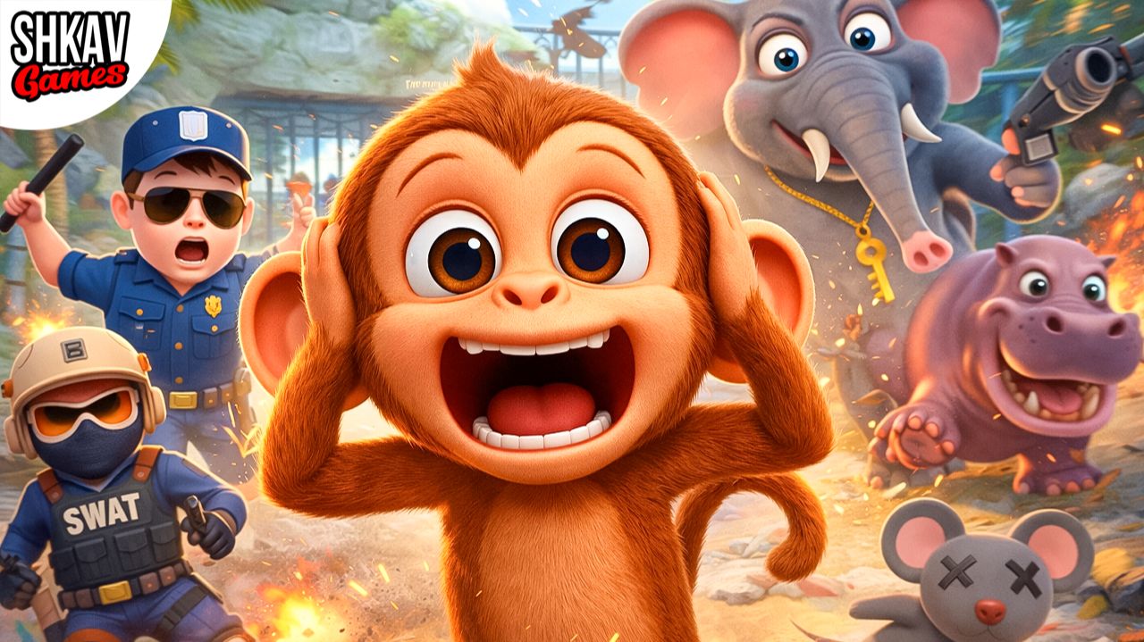 ЦЕЛЫЙ ЧАС БЕЗУМИЯ в I Am Monkey VR