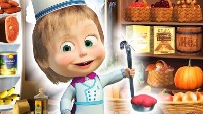 Маша и Медведь Мультфильм Пицца.