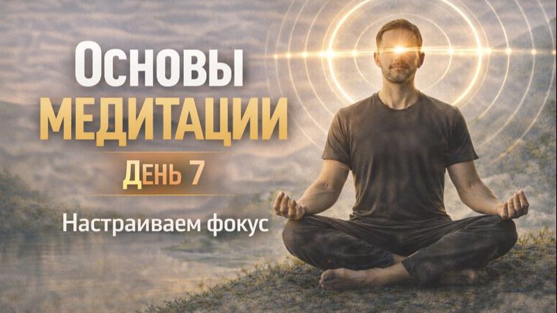 🧘 Основы медитации. День 7: "Настраиваем фокус"